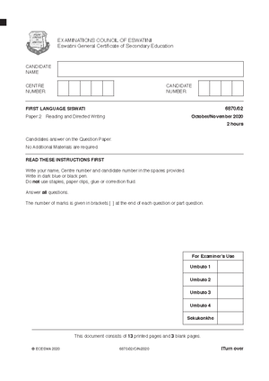 History Paper 2 6891-02 - This document consists of 2 printed pages ...