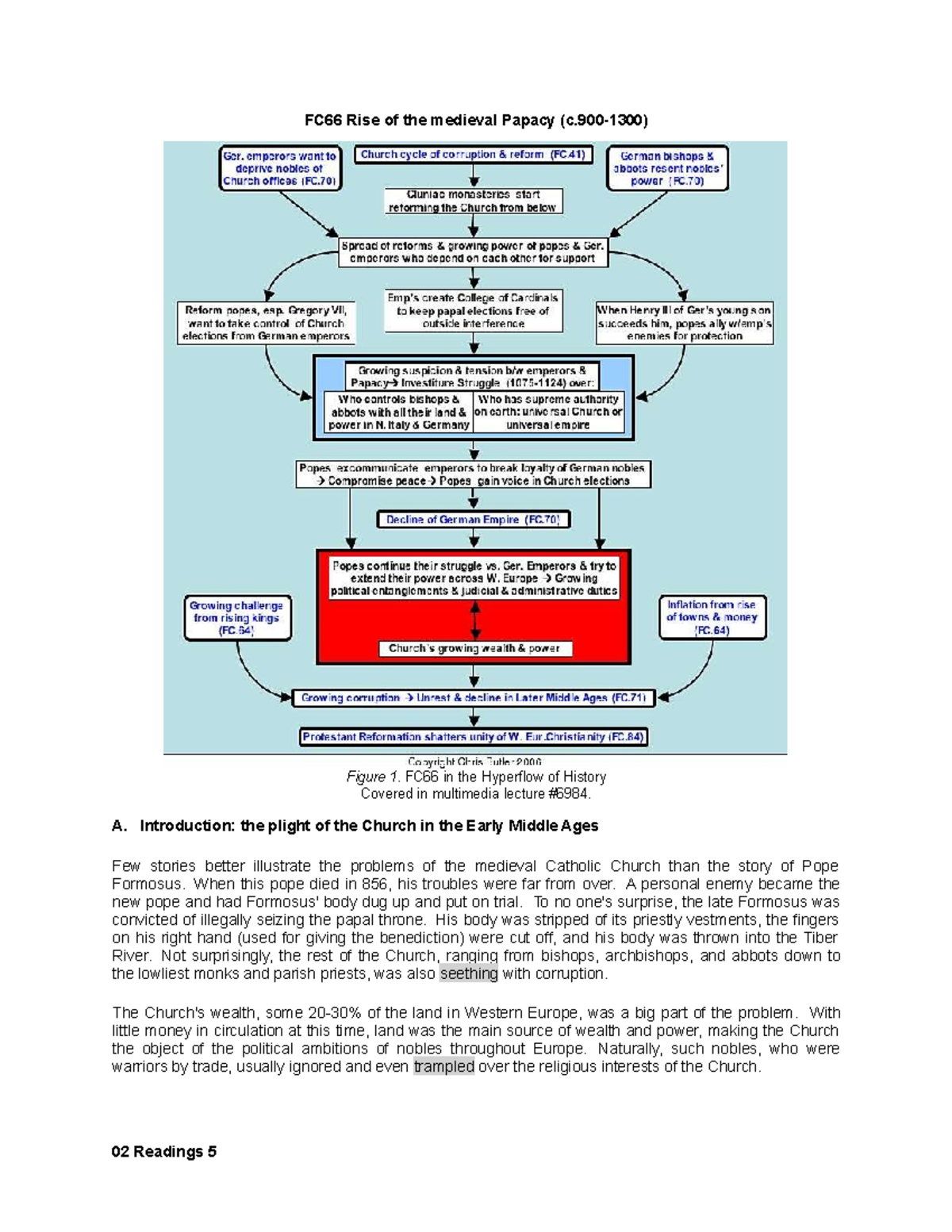 02 Readings 5 - 02 Readings 5 FC66 Rise of the medieval Papacy (c-1300 ...