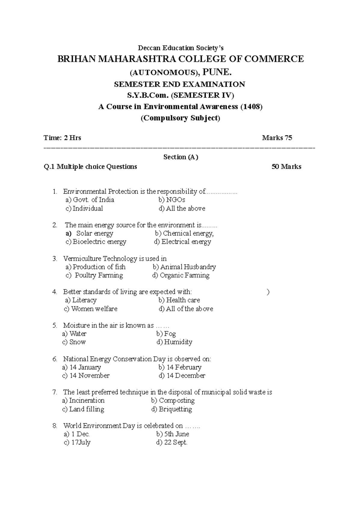 Sybcom-QP 2021-22 - Deccan Education Society’s BRIHAN MAHARASHTRA ...