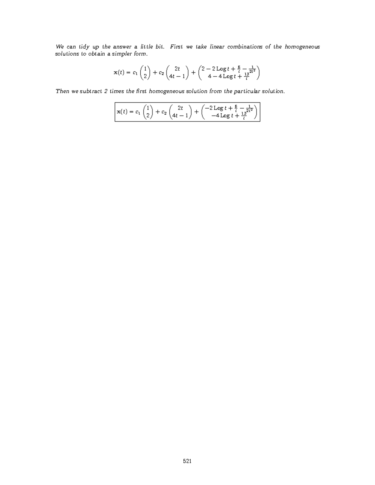 Ref MATH Adv Math Methods Sean Mauch-136 - We can tidy up the answer a ...