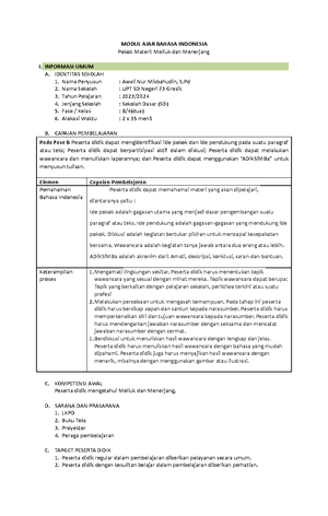 1. Contoh bagian awal Makalah - Makalah CIRI DAN RAGAM BAHASA INDONESIA ...
