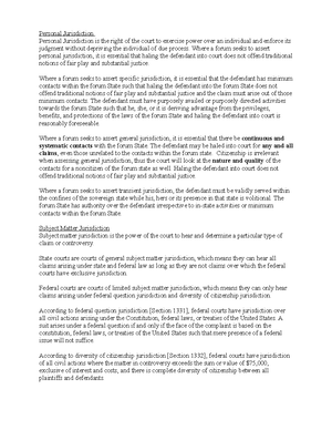 Dispute Resolution Notes - SEMINAR 1: TYPES OF DISPUTES DISPUTE PYRAMID ...