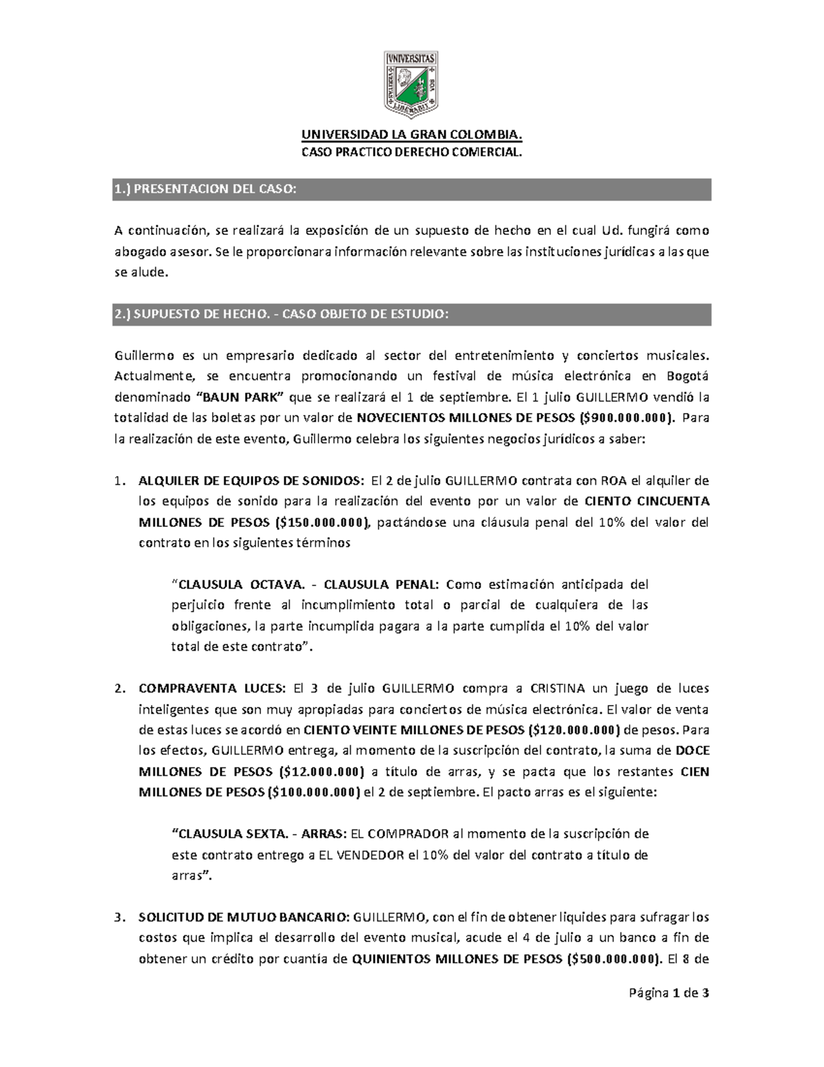 Proyecto Integrador 2022 - 1 títulos valores 4 semestre - UNIVERSIDAD ...