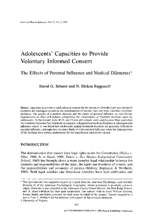 The three tests for inconsistency course note - THE THREE TESTS FOR ...