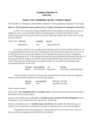 Grammar Handout: Plurals and possessives - Grammar Handout #2—Fall 2023 ...