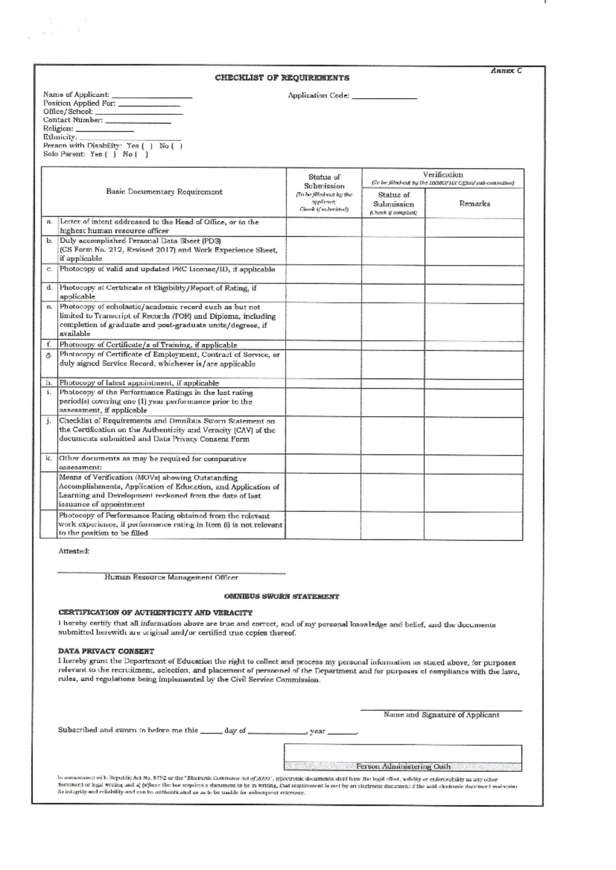 Checklist - summary - Education - Studocu