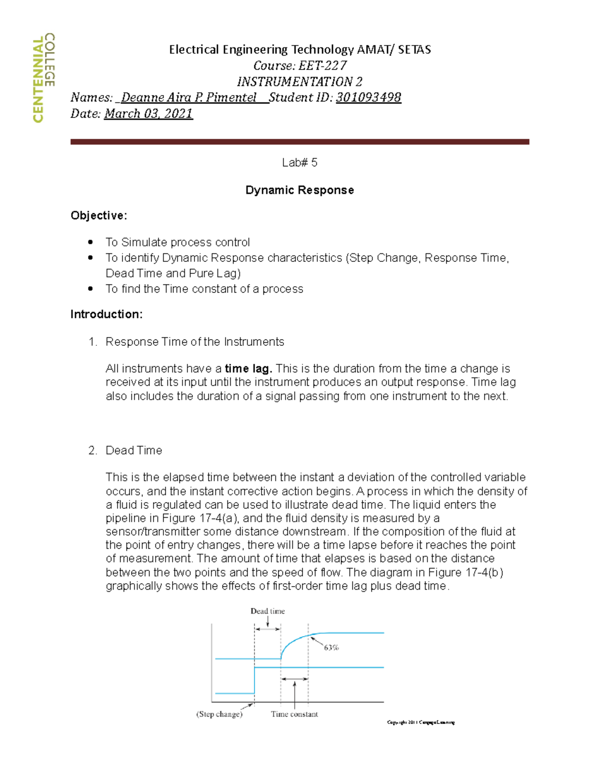 EET227 Lab-5 - Lab report - Electrical Engineering Technology AMAT ...