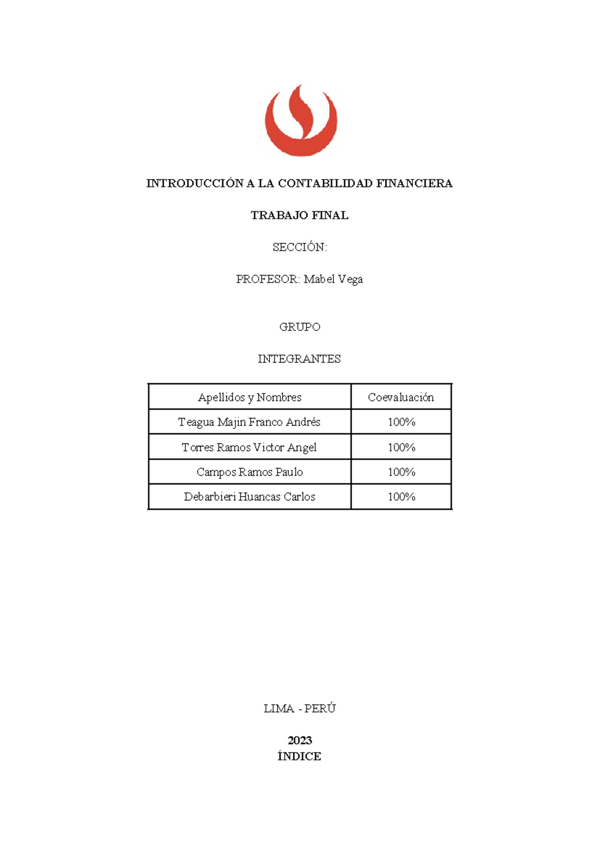 Trabajofinal Contage - Trabajo final - INTRODUCCIÓN A LA CONTABILIDAD ...