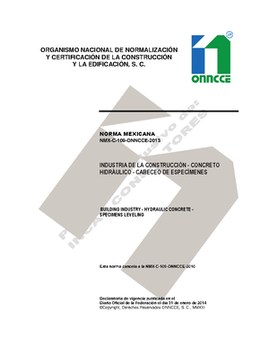 NMX C 155 Onncce 2014 - ORGANISMO NACIONAL DE NORMALIZACIÓN Y ...