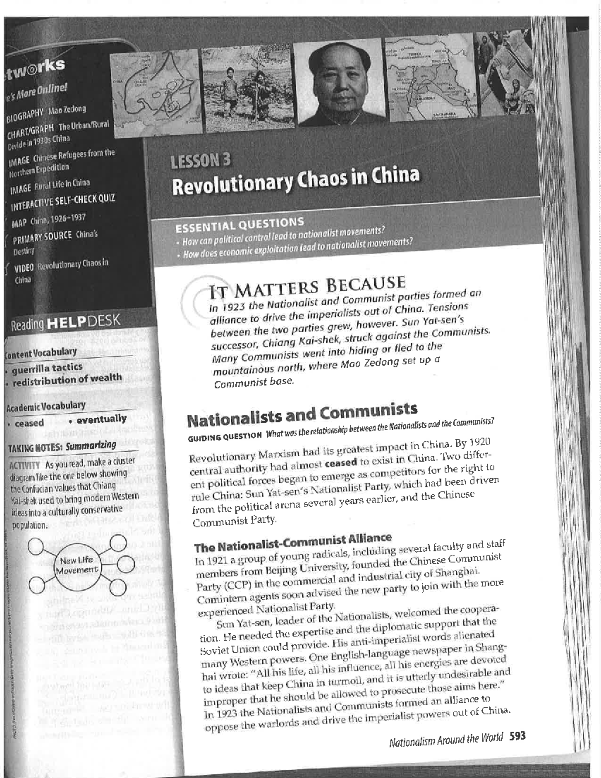 Revolutionary Chaos in China Reading - i'r BECAUSE ': i tn te23 'n" rì ...
