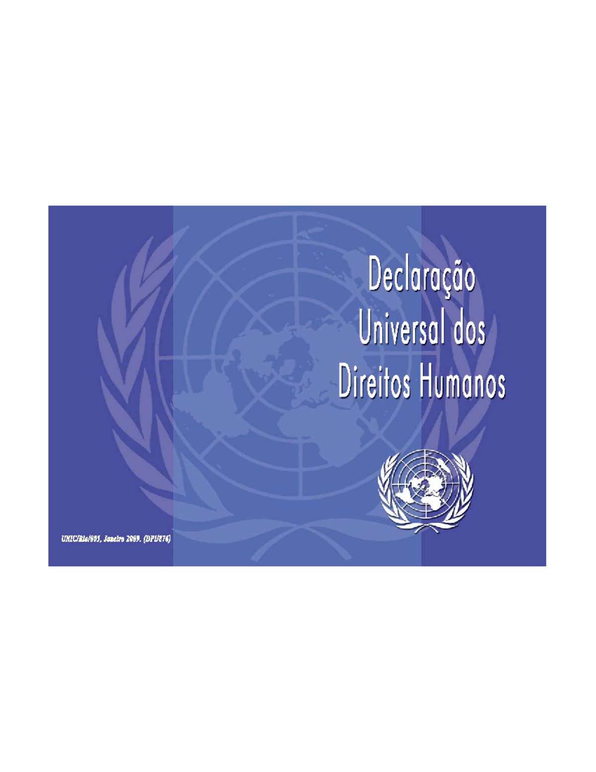 DUDH - Declaracao Universal dos Direitos Humanos - Estes são os ...
