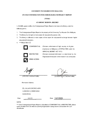 BNE TANG LOK YUAN Declaration - Form C/PSMFTK/Rev. FACULTY OF ...