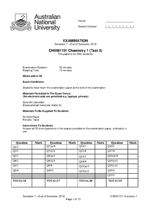 Sample/practice exam 2015, questions and answers - THE AUSTRALIAN ...