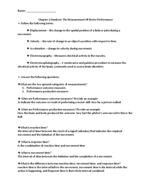 Chapter 11 Handout-1 - Handout for book notes - Name ...