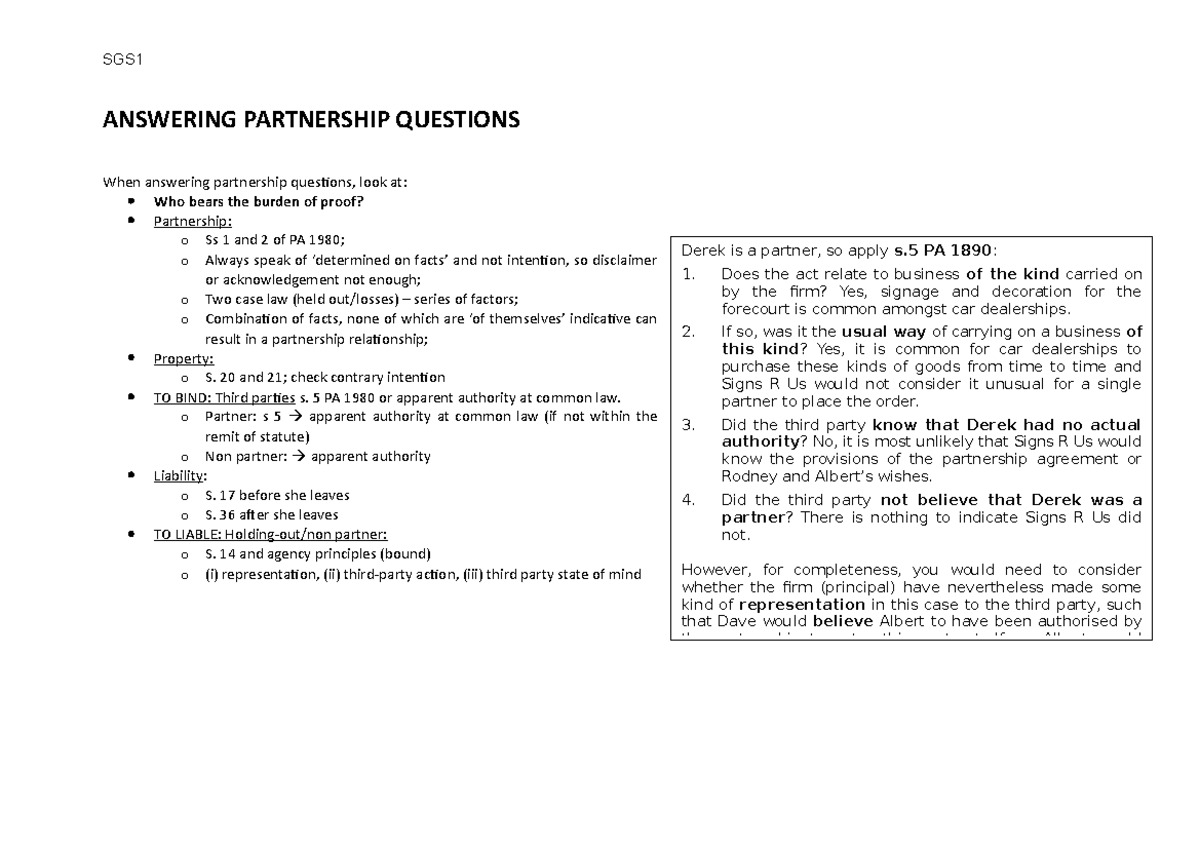 Consolidation Partnerships and Companies - ANSWERING PARTNERSHIP ...