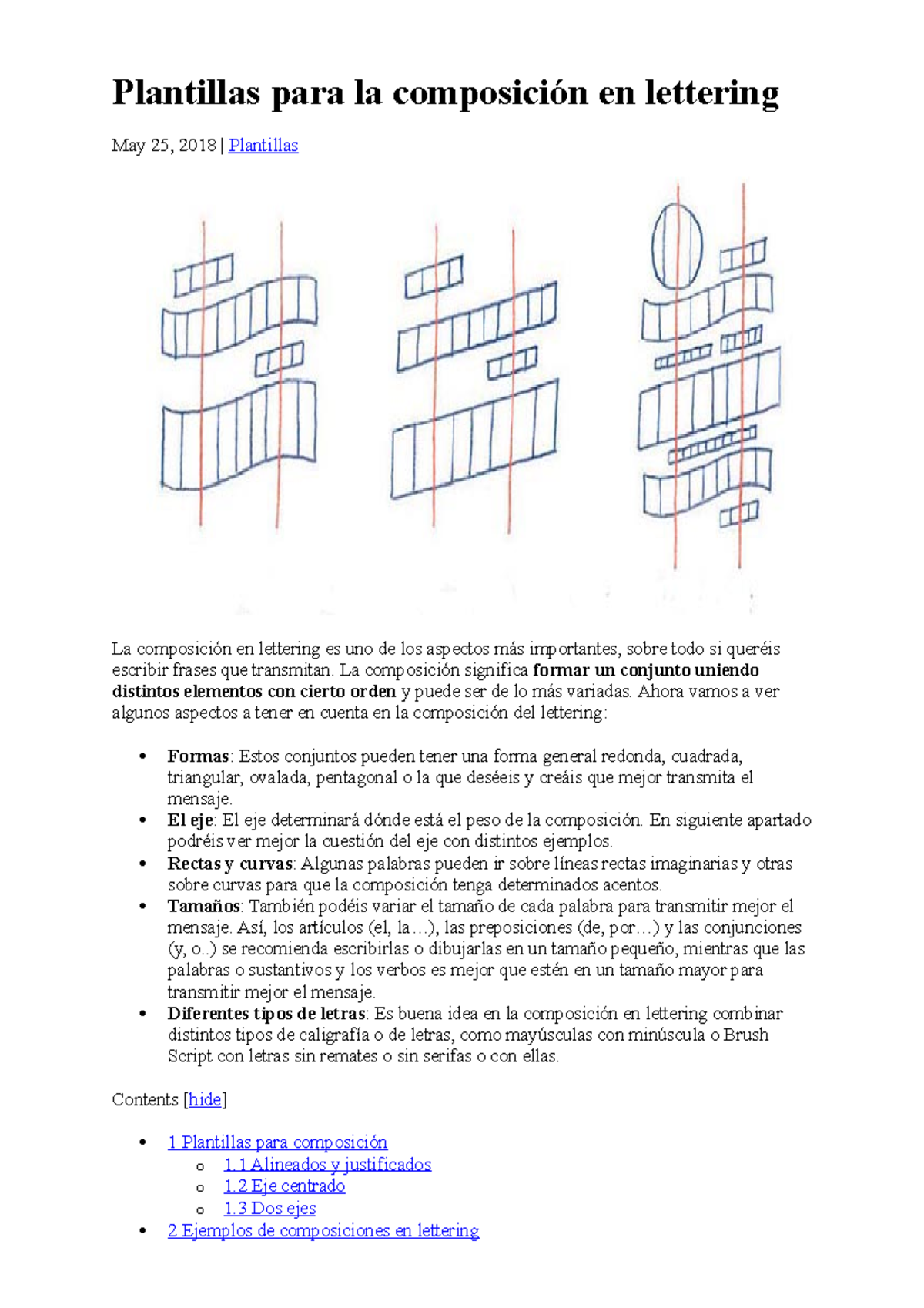 Plantillas lettering - Plantillas para la composición en lettering May ...