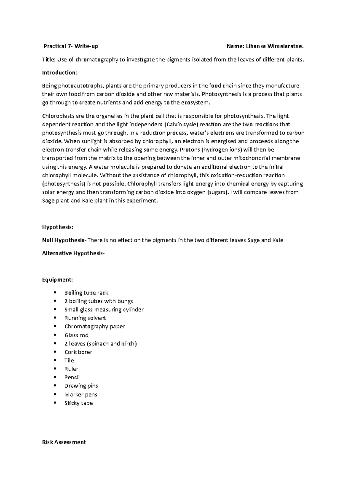 Practical 7 Writeup - Practical 7- Write-up Name: Lihansa Wimalaratne ...