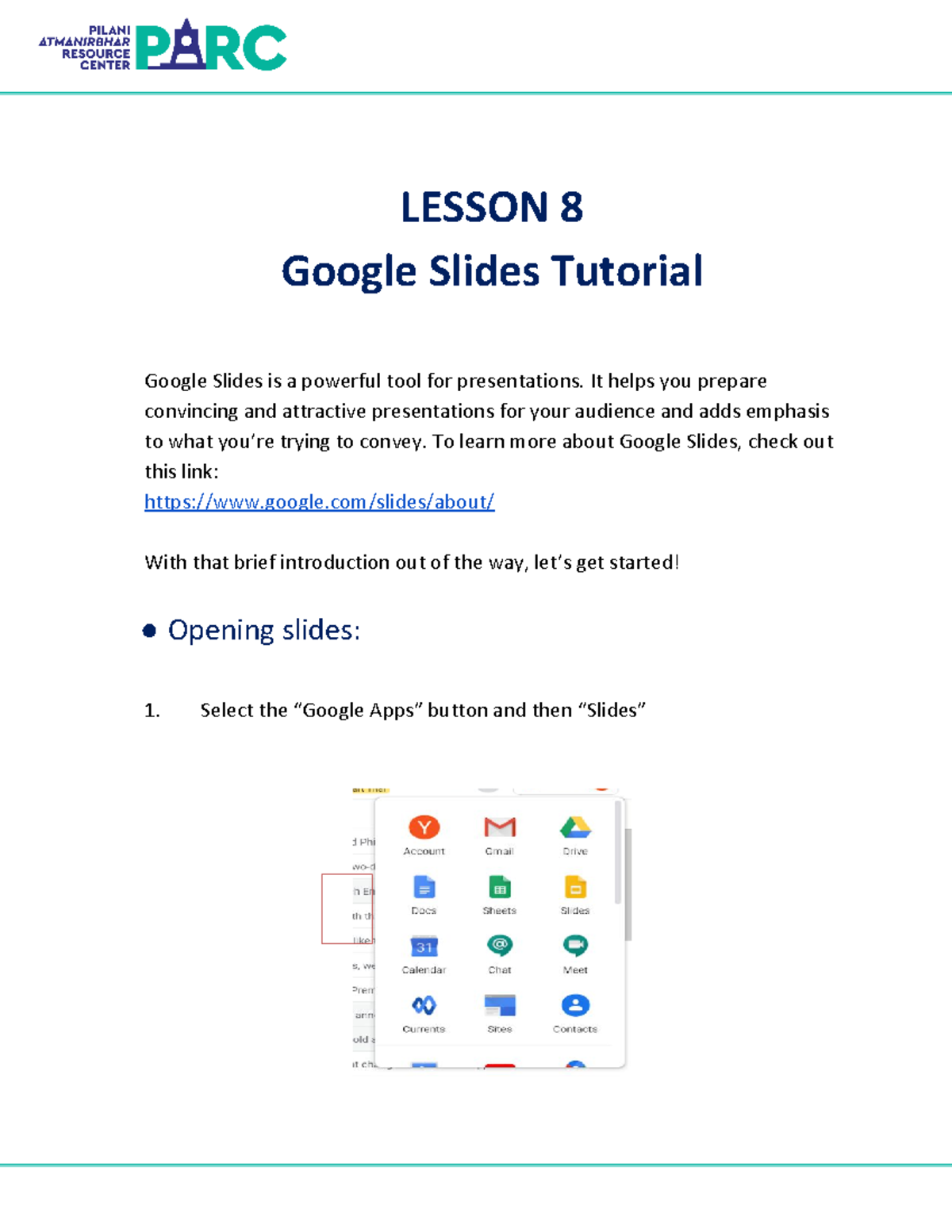 Lesson+8 +Google+Slides Para aprender lklñkd - LESSON 8 Google Slides ...