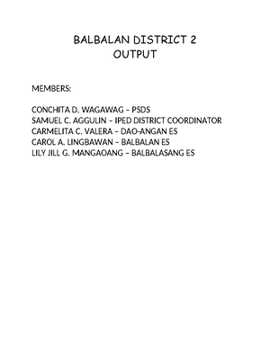 ARMM Exercise 1 Worksheet -pasil - EXERCISE 1 WORKSHEET Division ...