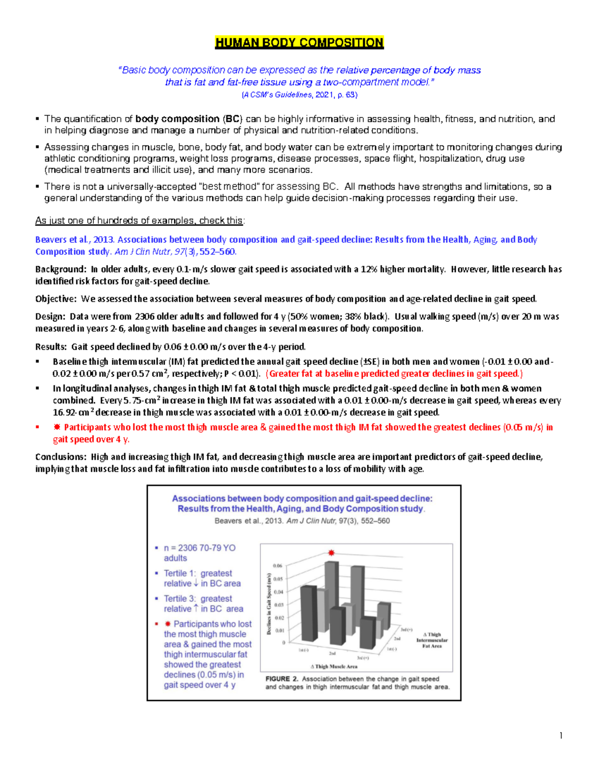 BC notes 2022-03-12 - HUMAN BODY COMPOSITION “Basic body composition ...