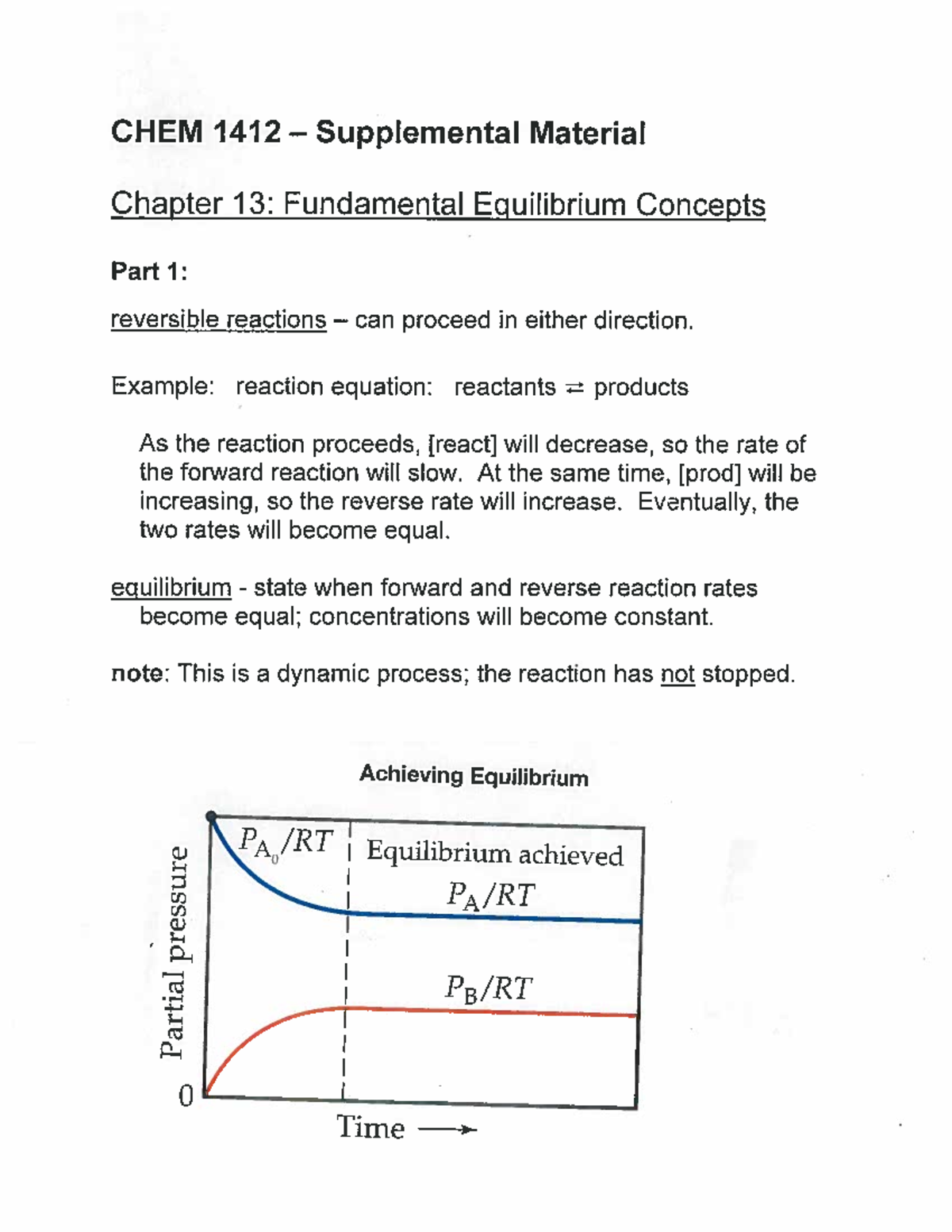 CHEM 1412 online - Ch. 13 part 1 - CHEM 1412 - Studocu