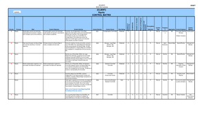 SOX Internal Control Case Study and Control Matrix - [CLIENT] SOX 404 ...