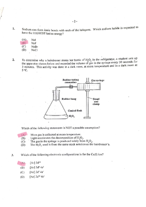 CSEC Chemistry June 2017 P1 - qb FOX{M TP 2017050 TEST CODE 0121201 ...