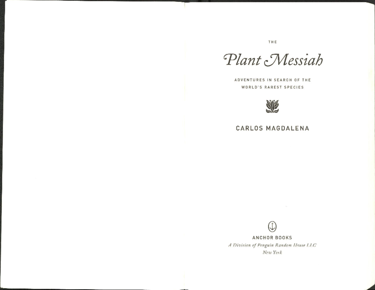 Carlos Magdalena The Plant Messiah - ENG 220 - Studocu