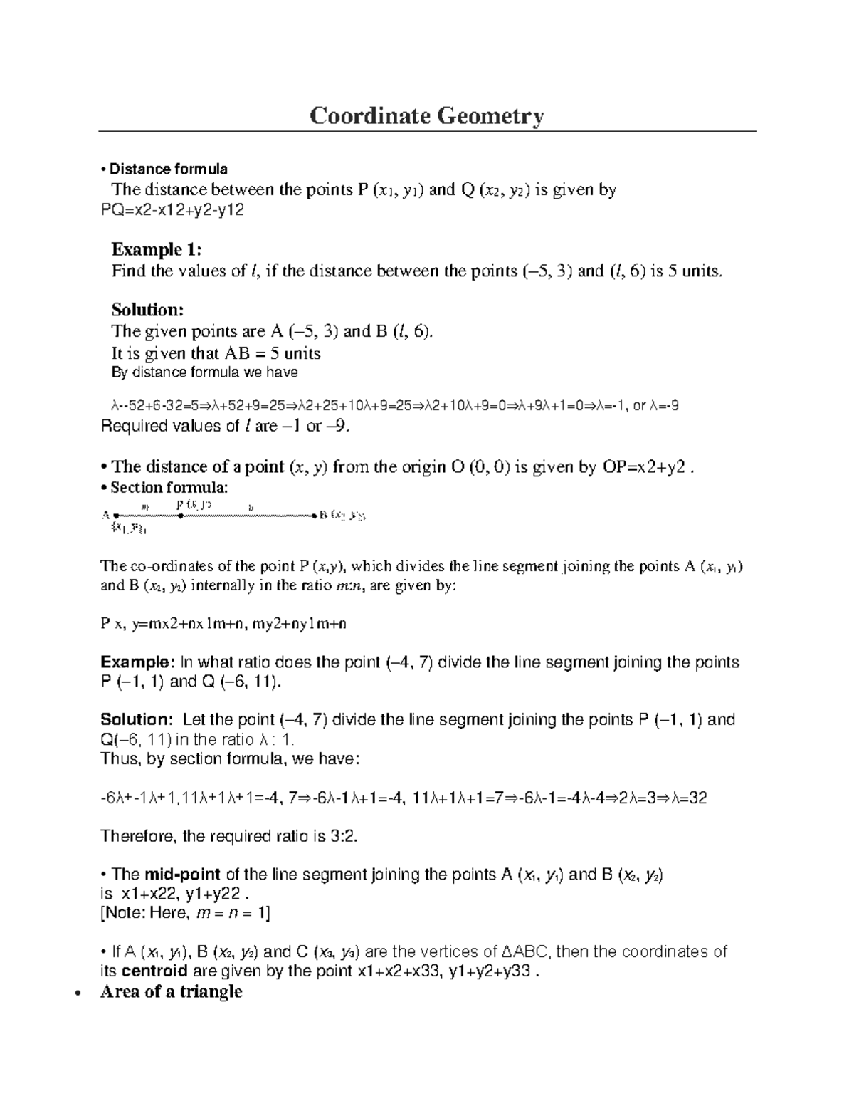 SSLC Maths module 7 - Coordinate Geometry - Coordinate Geometry ...