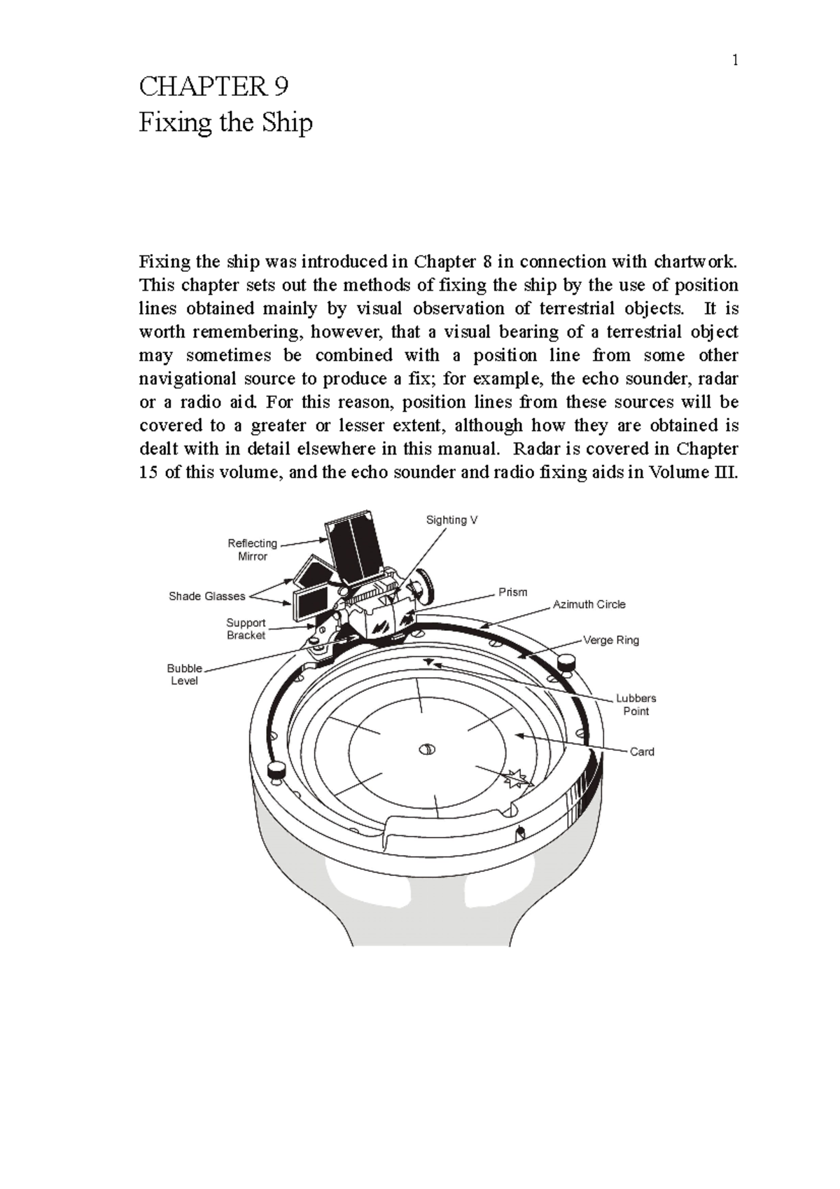 Chapter 9 Fixing THE SHIP - 1 CHAPTER 9 Fixing the Ship Fixing the ship ...