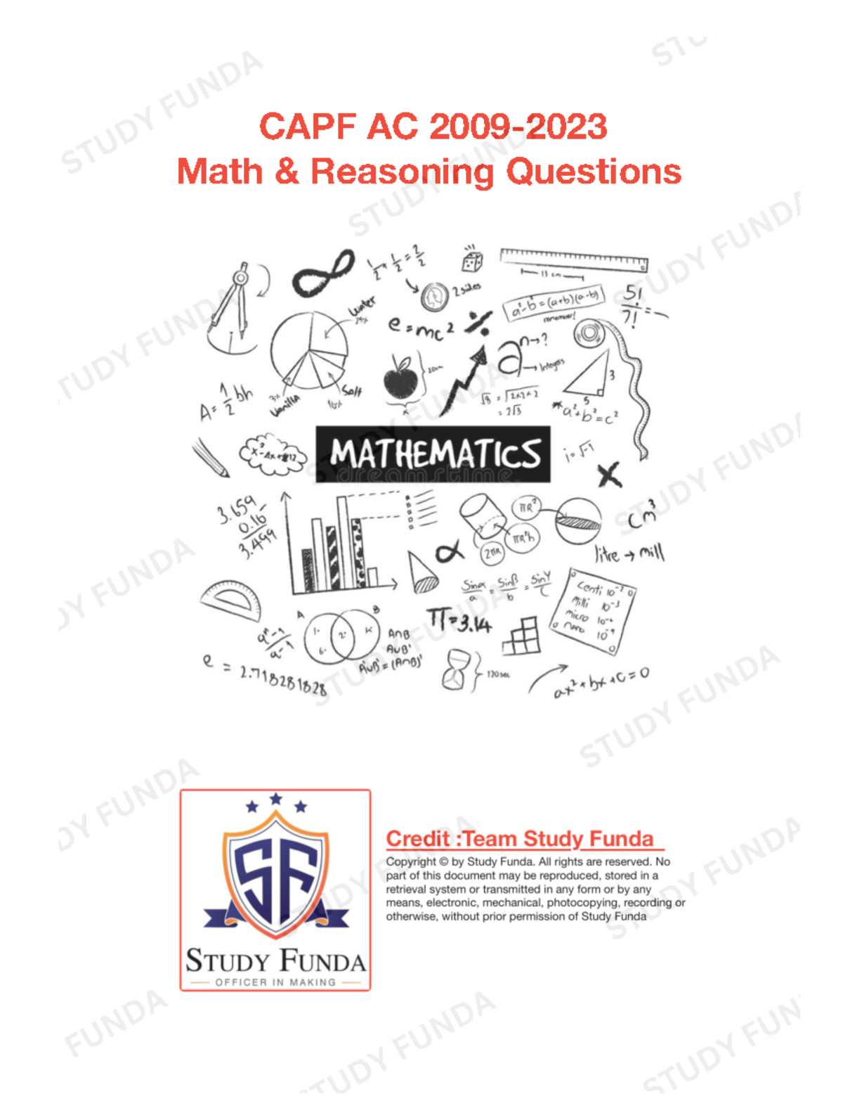 Math & Reasoning 2009-23 - CAPF AC 2009- Math & Reasoning Questions ...