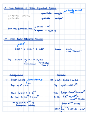 Cheat Sheet Control Theory - Singular Value Decomposition SVD det(AA T -λI)= find eigenvalues λ ...