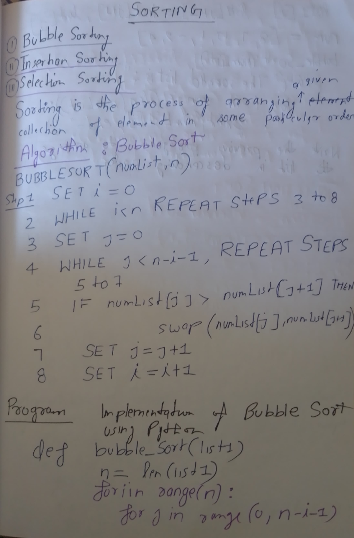 Sorting - Lectures notes - 4- J,-JH/L[ j