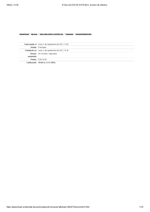 Solucionario - notas - EVALUACIÓN FINAL (C) 2022- ASIGNATURA: DOCENTE : FACULTAD : INGENIERÍA ...