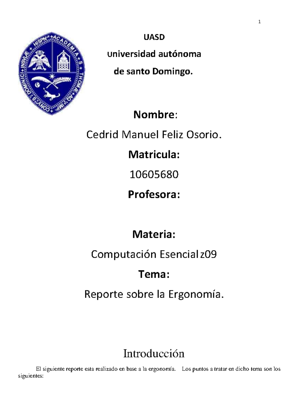 Universidad autónoma de santo Domingo 2.1 - UASD Universidad autónoma ...