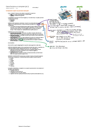 Come funziona un computer (pt - Information technology ESAME: test on ...