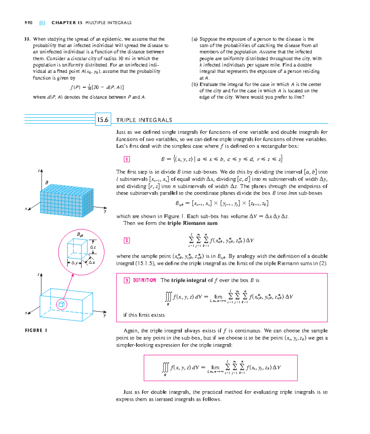 Math ch15-6 - math work - 990 | | | | CHAPTER 15 MULTIPLE INTEGRALS (a) Suppose the exposure of ...