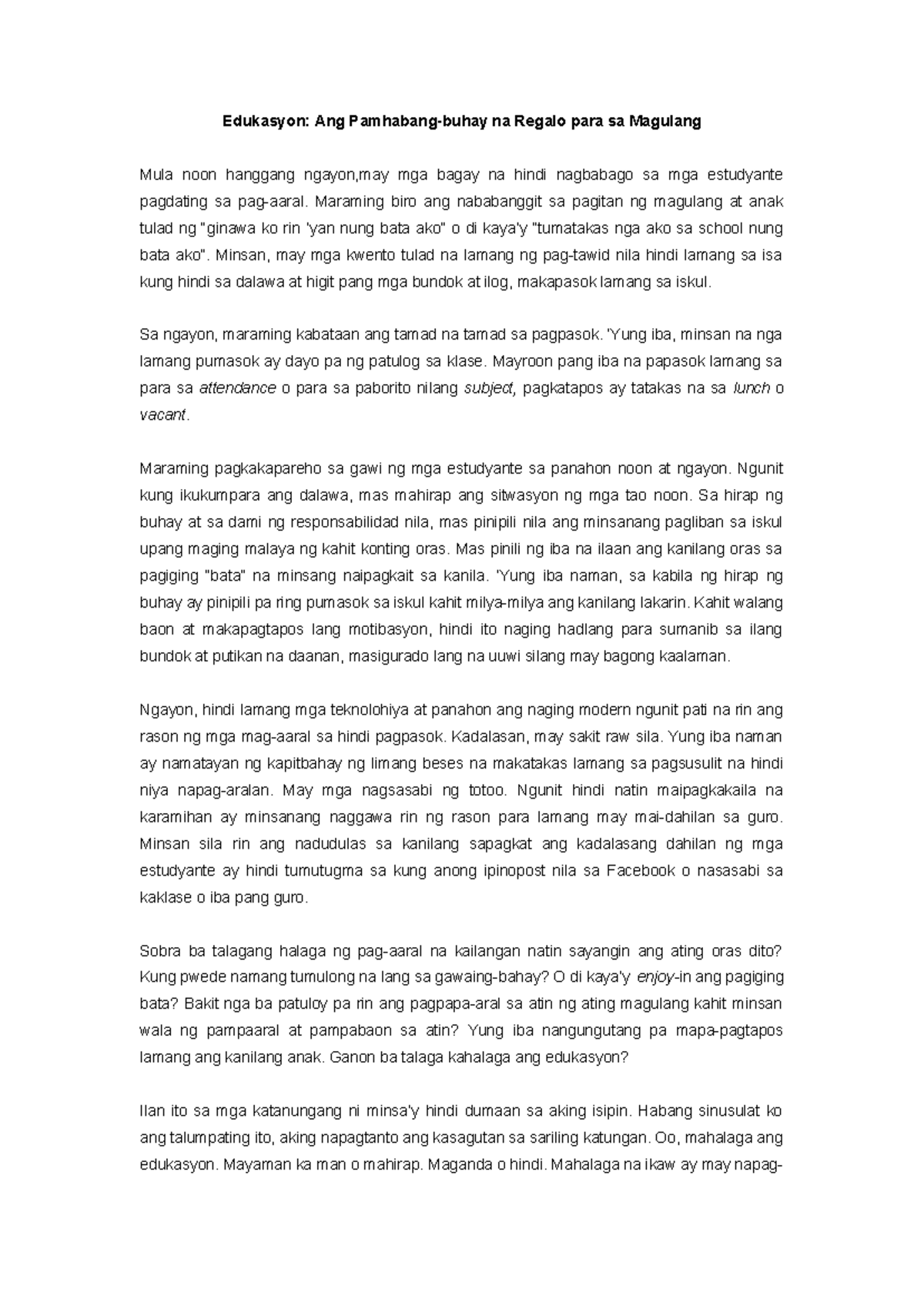 Edukasyon - sdf,msdf sdbfjksdf sjhf kjshf sgfjh jhsfj hs a - Edukasyon ...