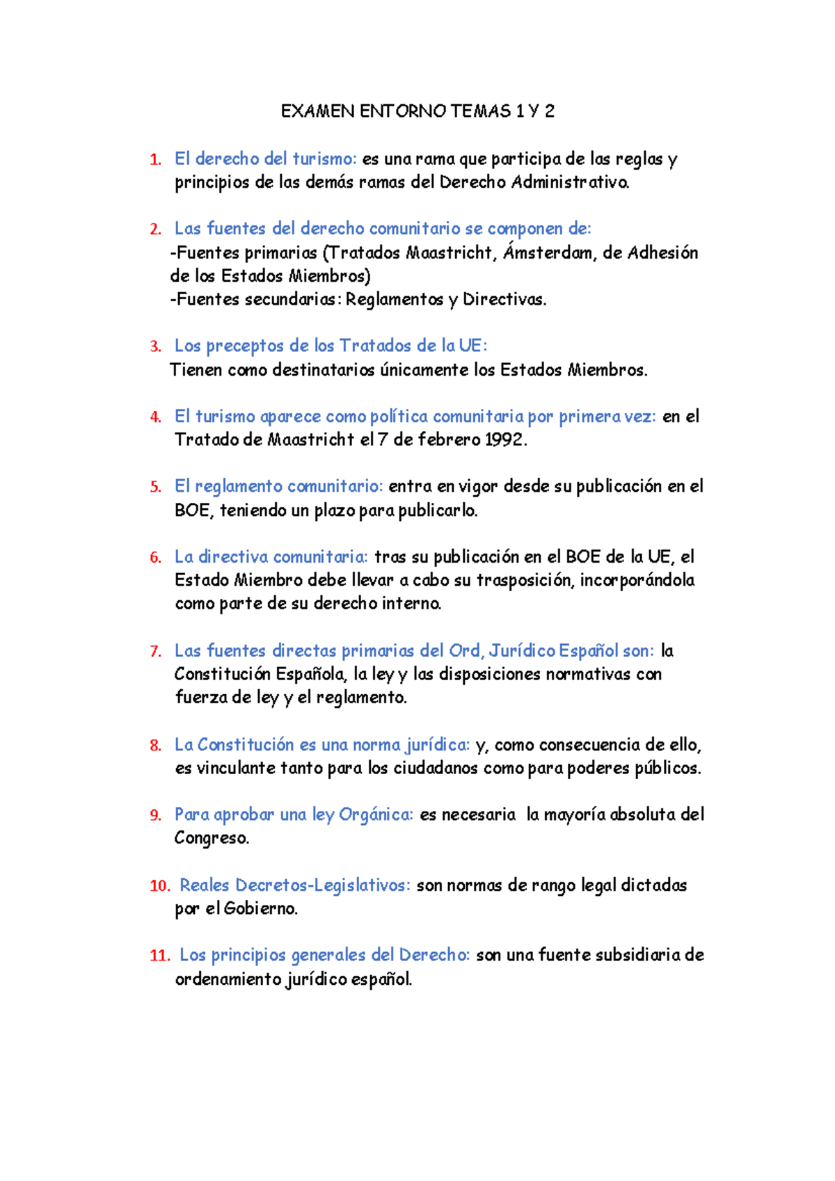 Wuolah-free- Examenes Entorno - EXAMEN ENTORNO TEMAS 1 Y 2 El derecho del turismo: es una rama ...