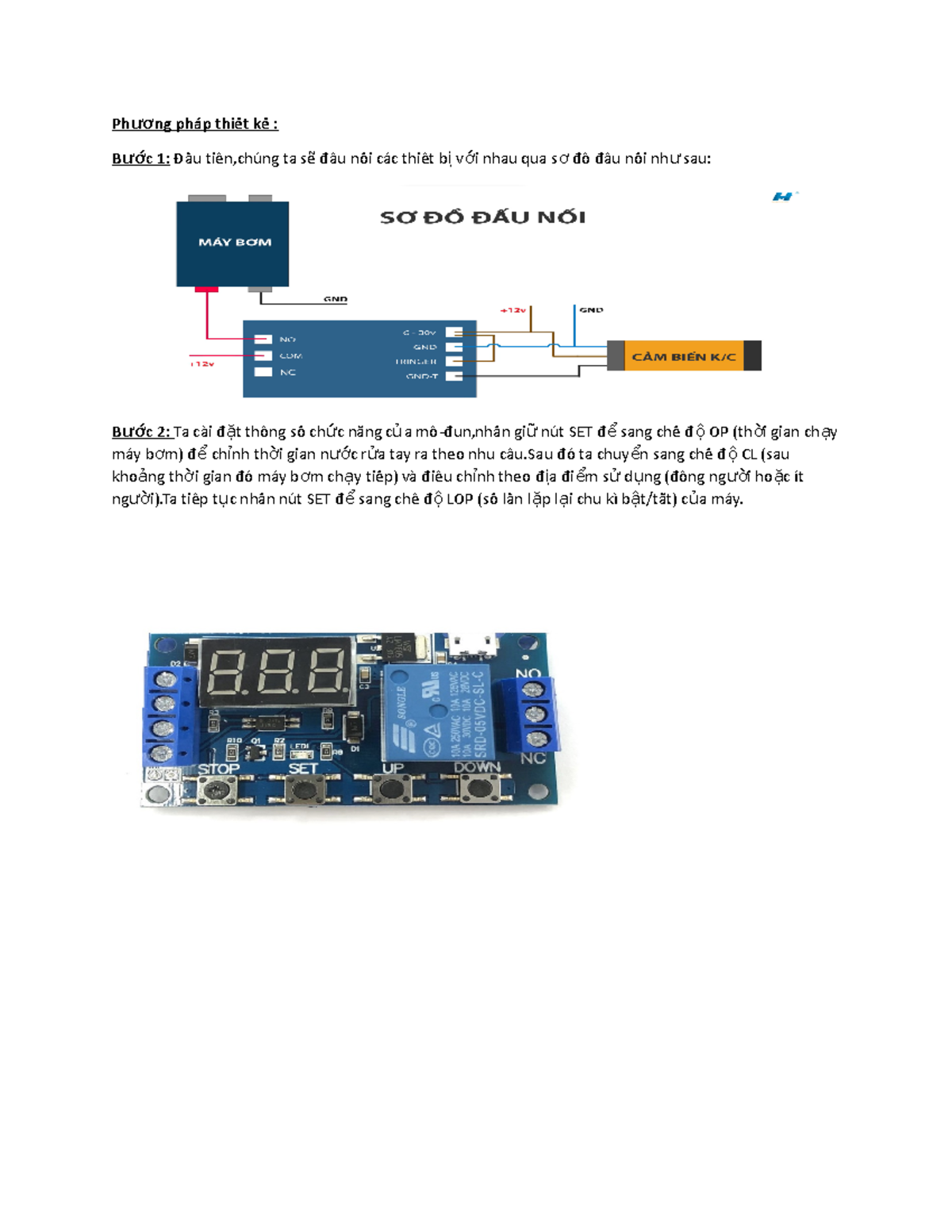 Phương pháp thiết kế - khó - Ph ương pháp thiếết kếế : B ước 1: Đầầu ...