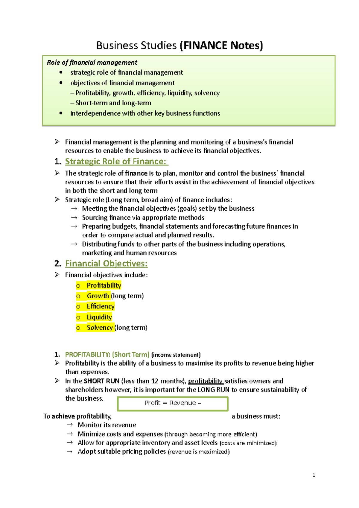 3.Finance Notes (done)[5093] - Business Studies (FINANCE Notes ...