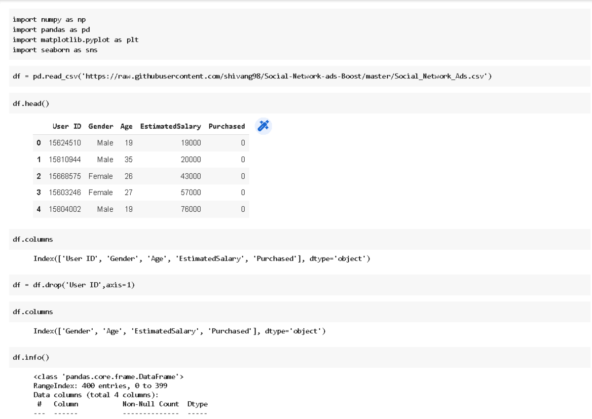 Dsbdal 5 - tgrtyu - import numpy as np import pandas as pd import matplotlib as plt import ...