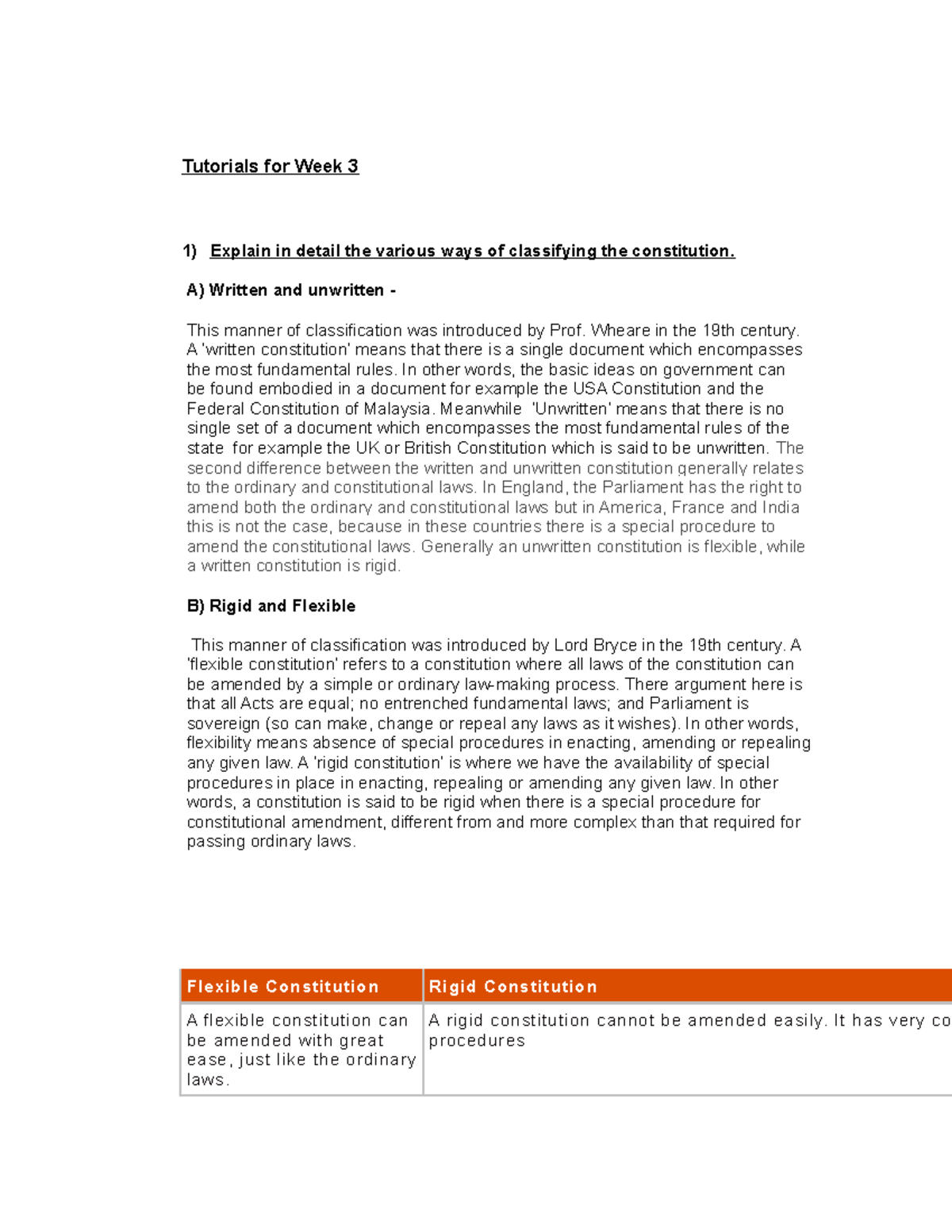 382228 Tutorials for Week 3 - Tutorials for Week 3 1) Explain in detail ...