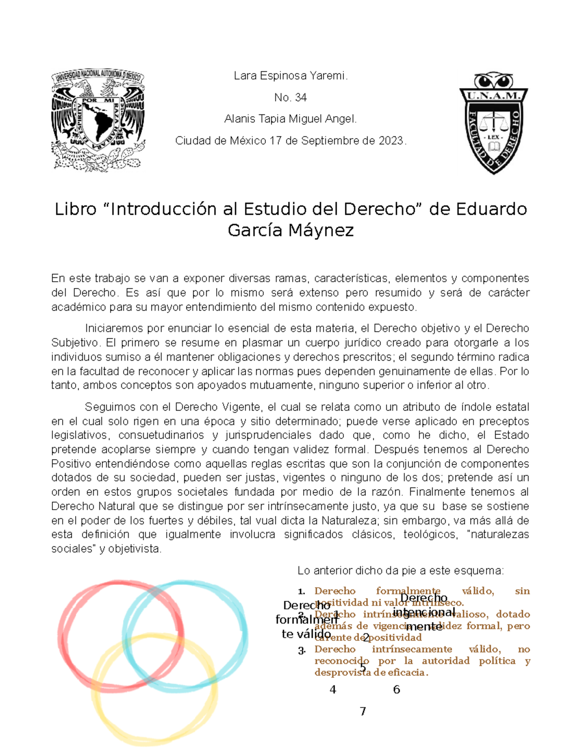 Introducción al Estudio del Derecho - Lara Espinosa Yaremi. No. 34 ...