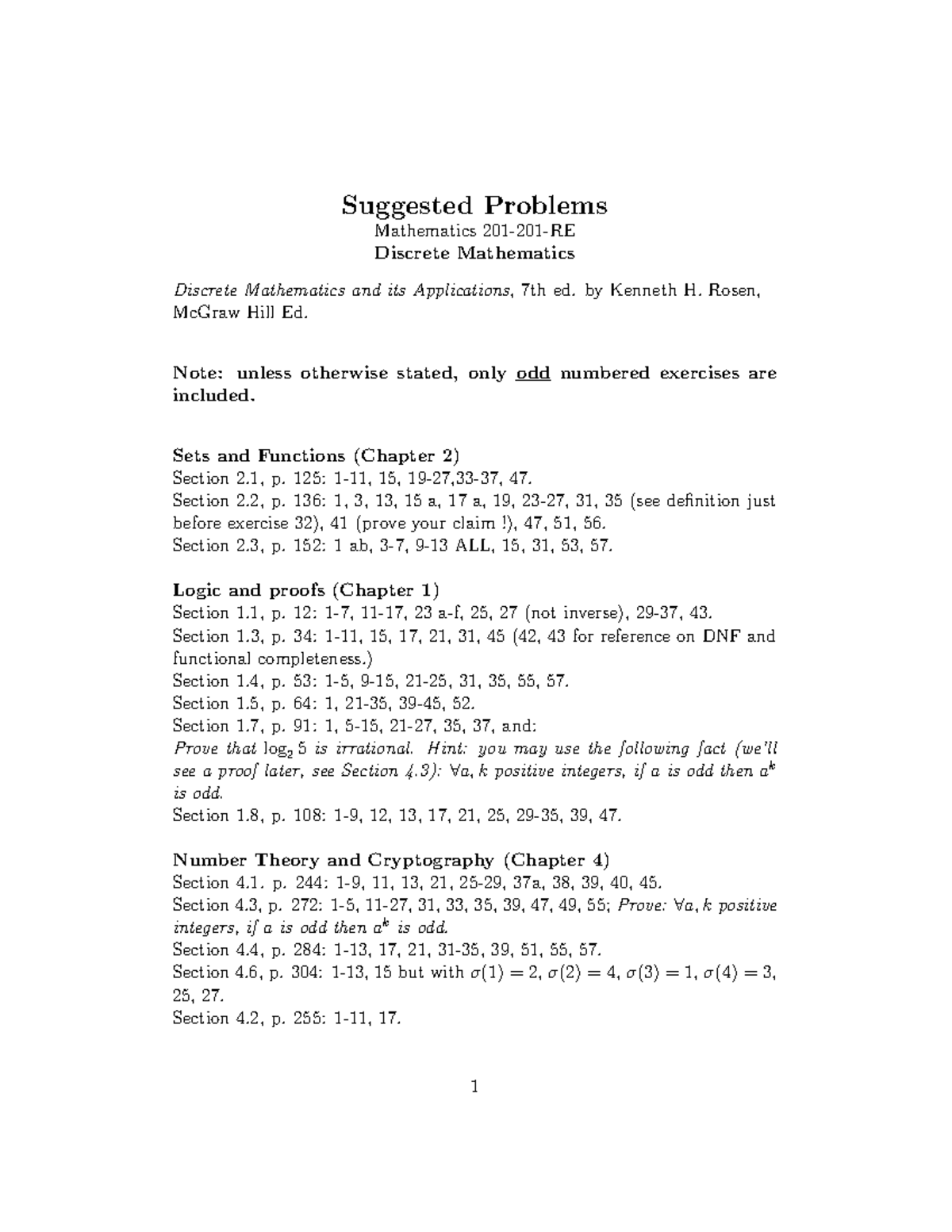 Problems DM 7th - Math - Suggested Problems Mathematics 201-201-RE ...