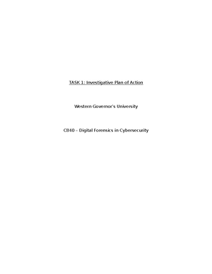 D431 TASK 1 Steps TO Success[ 49] - STEPS TO SUCCESS DOCUMENT C840 TASK ...