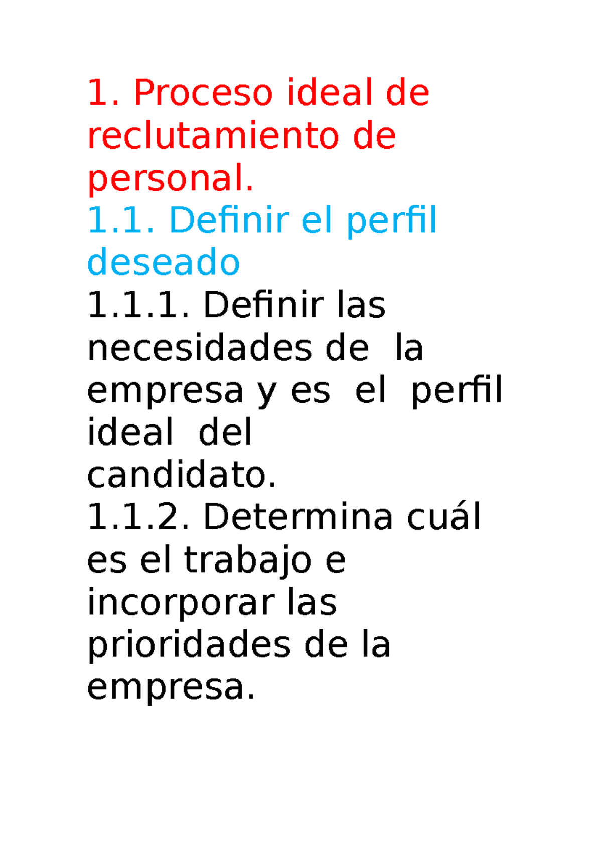 Comprensión y Redacción de Textos II Corregido - 1. Proceso ideal de ...