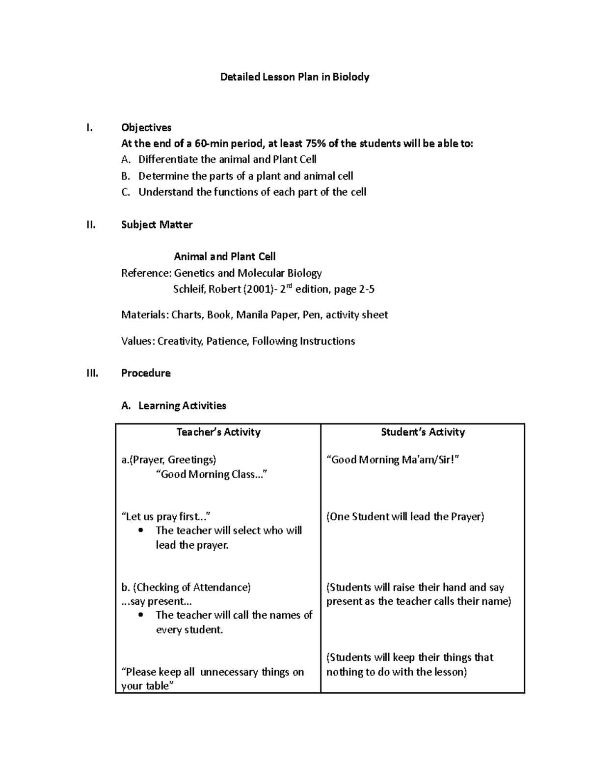 243585963 a detailed lesson plan in science - Detailed Lesson Plan in ...