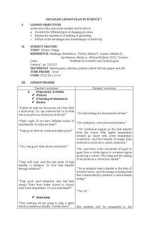 A lesson plan in science 6 vertebrates and invertebrates - A LESSON ...