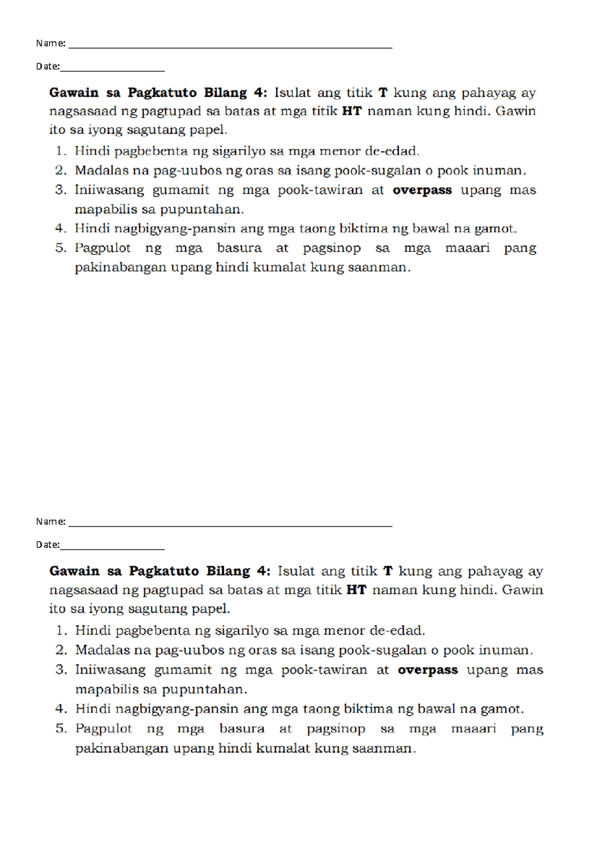 ESP Week 8 - This is a lesson topic for Edukasyon sa Pagpapakatao ...